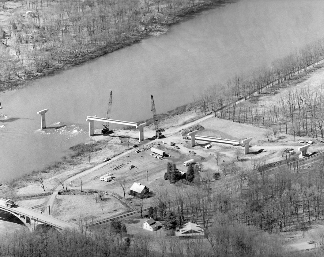 Old Photo Album: Construction of bridge in Hyner | News, Sports, Jobs ...